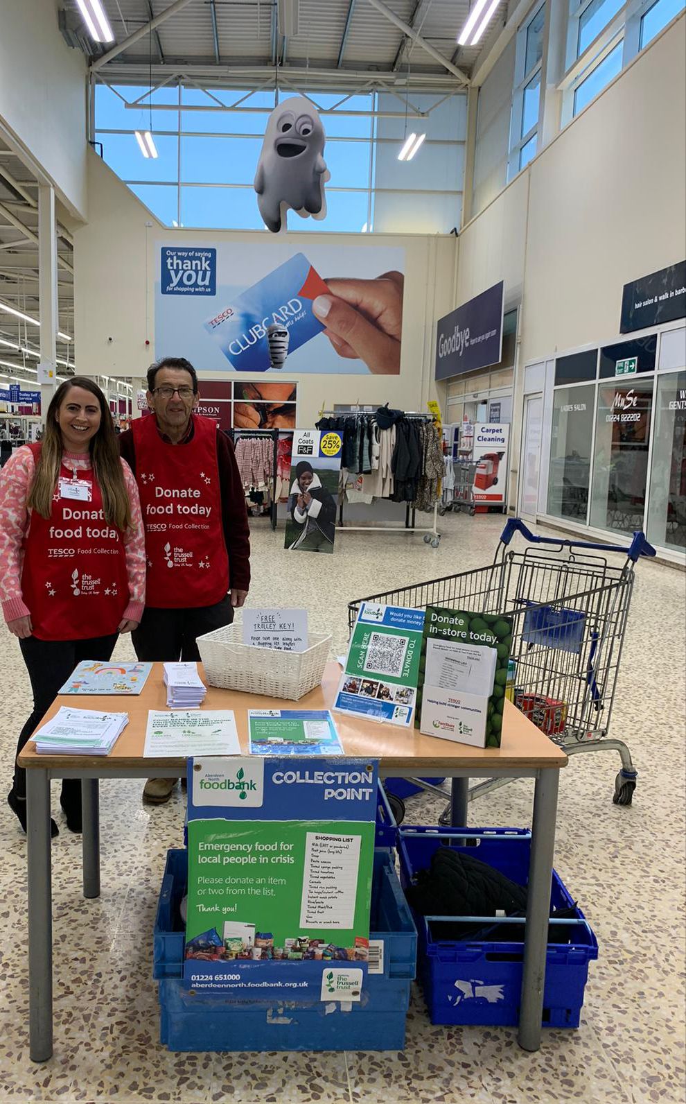October and Winter Tesco Collections | Aberdeen North Foodbank